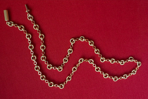 LAELIUS Antiques – Vintage Ornate 18k Gold Link Chain