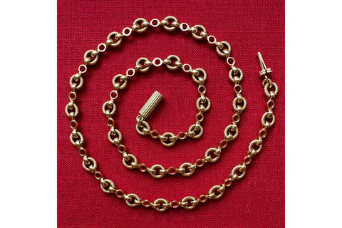 LAELIUS Antiques – Vintage Ornate 18k Gold Link Chain