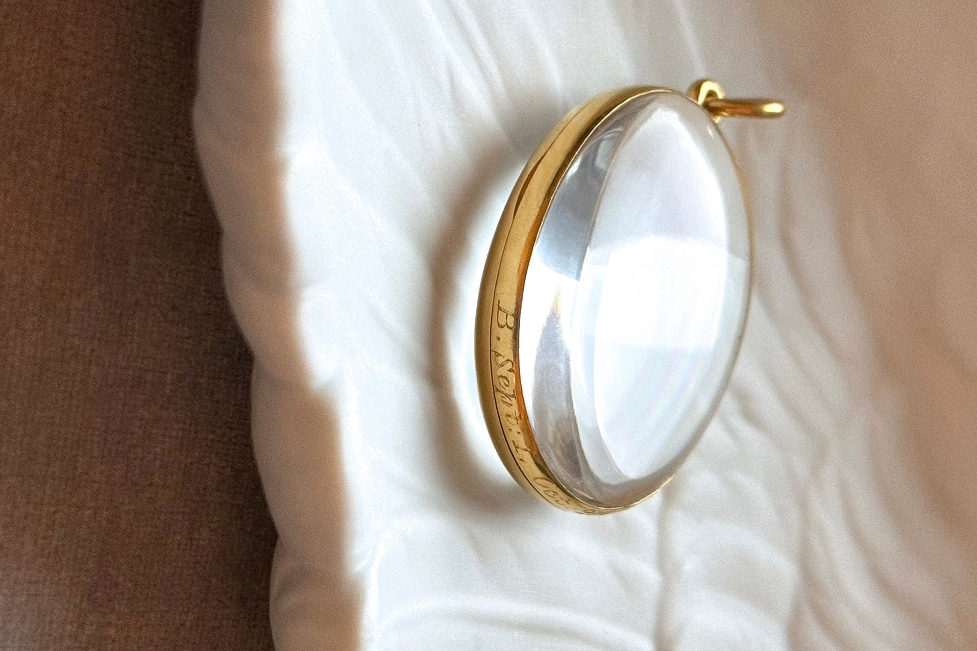 LAELIUS Antiques – Large Victorian Rock Crystal Locket